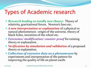 Basics in Academic Research | PDF
