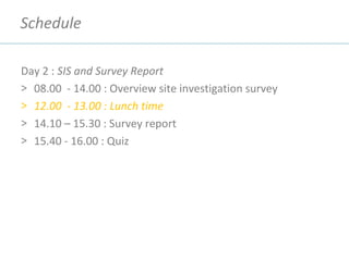Basic site survey & design training | PPT