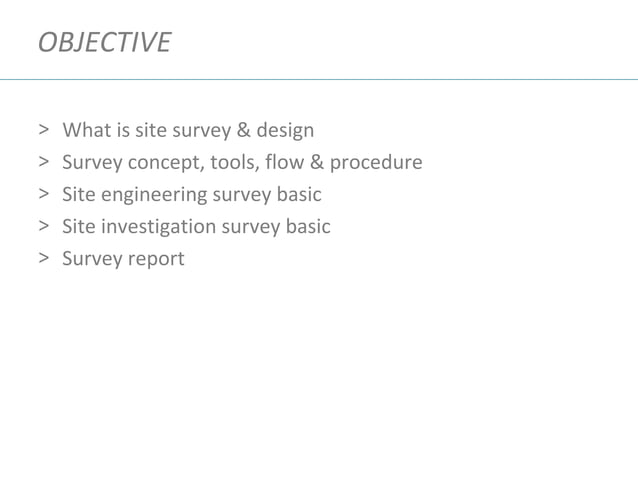 Basic site survey & design training | PPT | Civil Engineering Industry ...