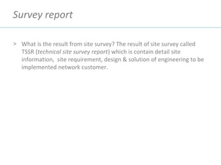 Basic site survey & design training | PPT