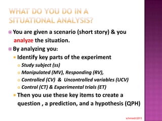 Basic situational analysis | PPTX