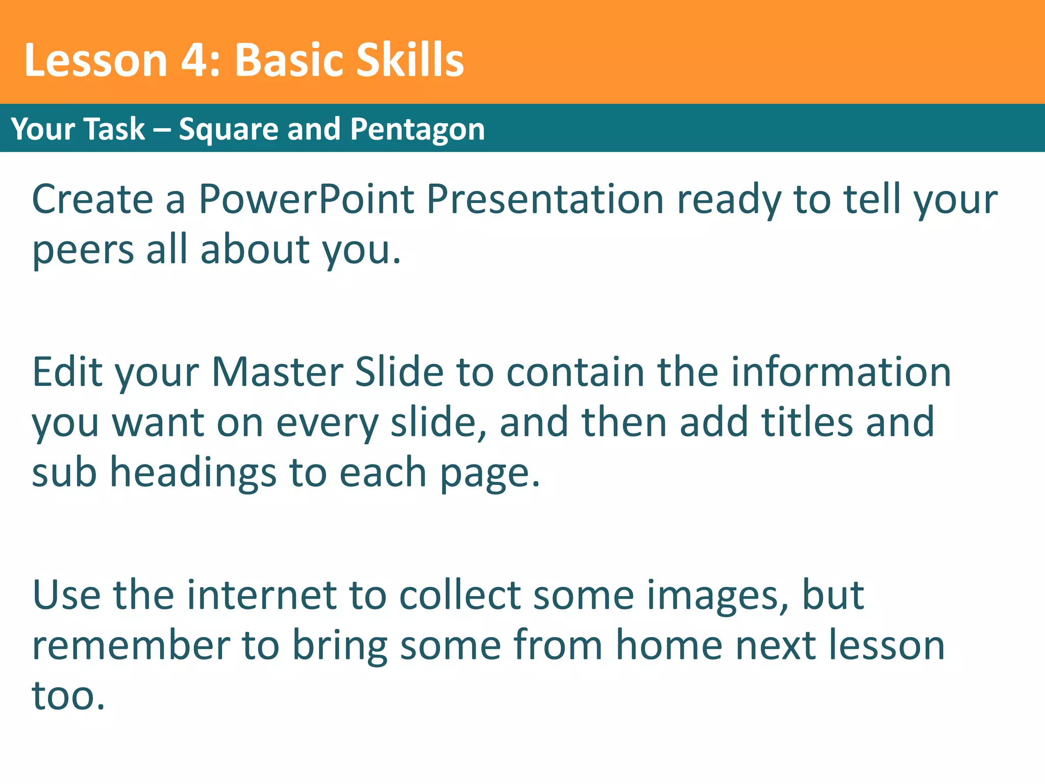 Basic skills | PPT