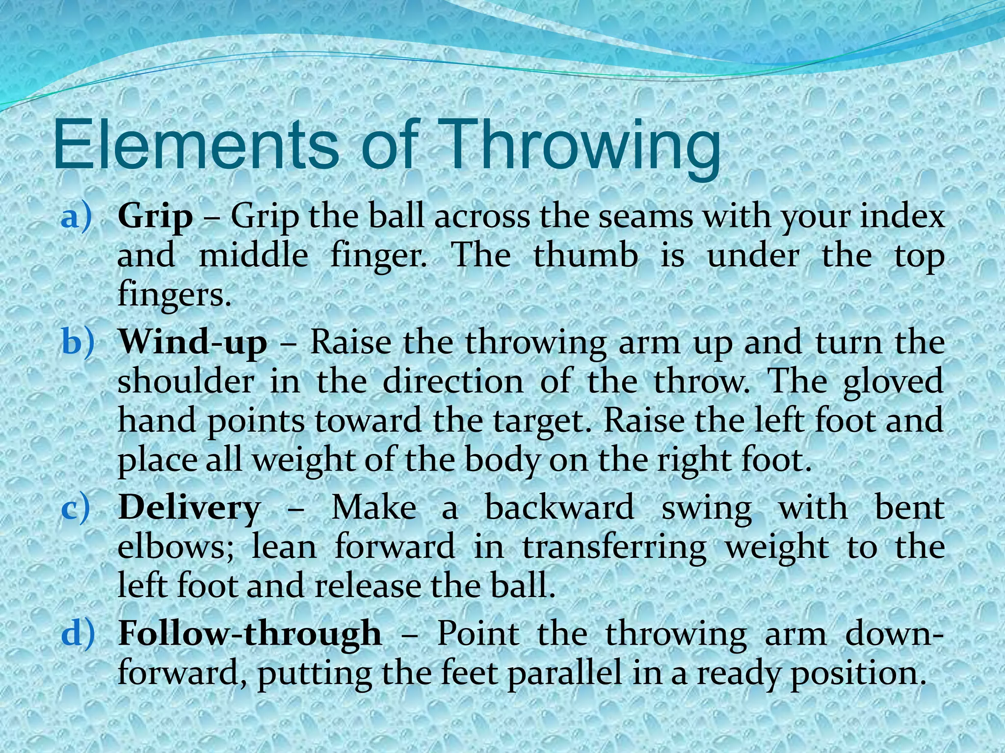 Basic Skills in Baseball | PPTX