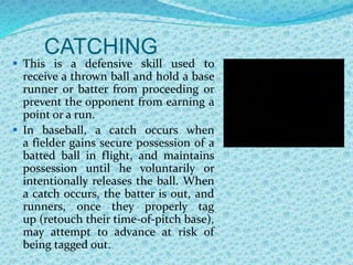 Basic Skills in Baseball | PPTX