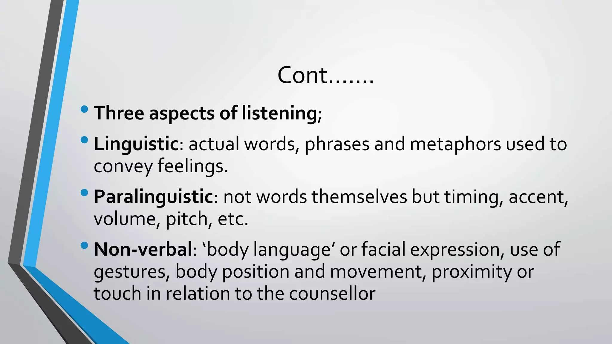 Basic skills of counselling | PPTX