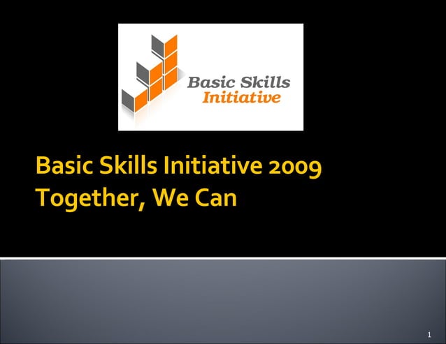Basic Skills Regional Training | PPT