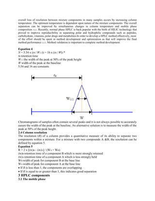 Basic skills training guide hplc method development and validation- an ...