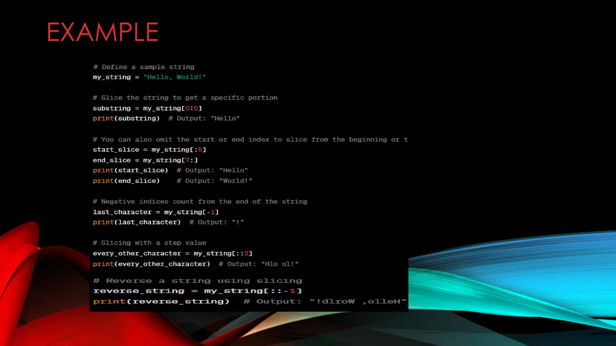 BASIC SLICING AND ADVANCED INDEXING IN NUMPY.pptx BASIC SLICING AND ADVANCED INDEXING IN NUMPY.pptx