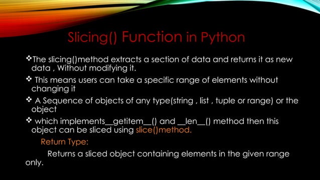 BASIC SLICING AND ADVANCED INDEXING IN NUMPY.pptx BASIC SLICING AND ADVANCED INDEXING IN NUMPY.pptx