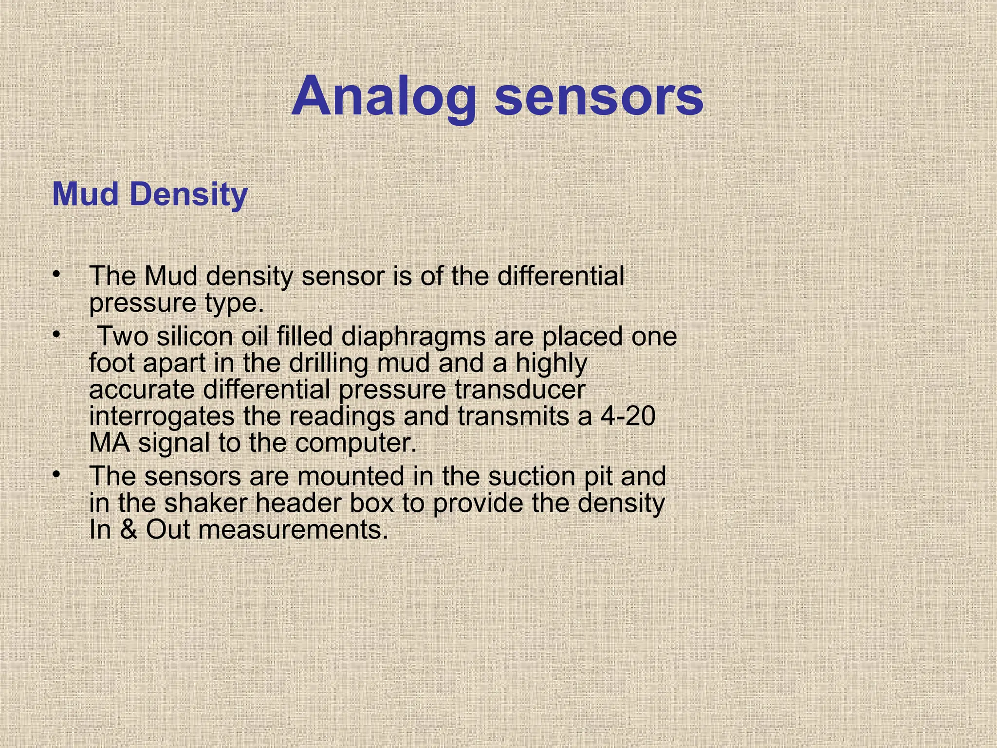 BASICS MUD LOGGING COMPANIES SENSORS & GAS SYSTEMS.ppt