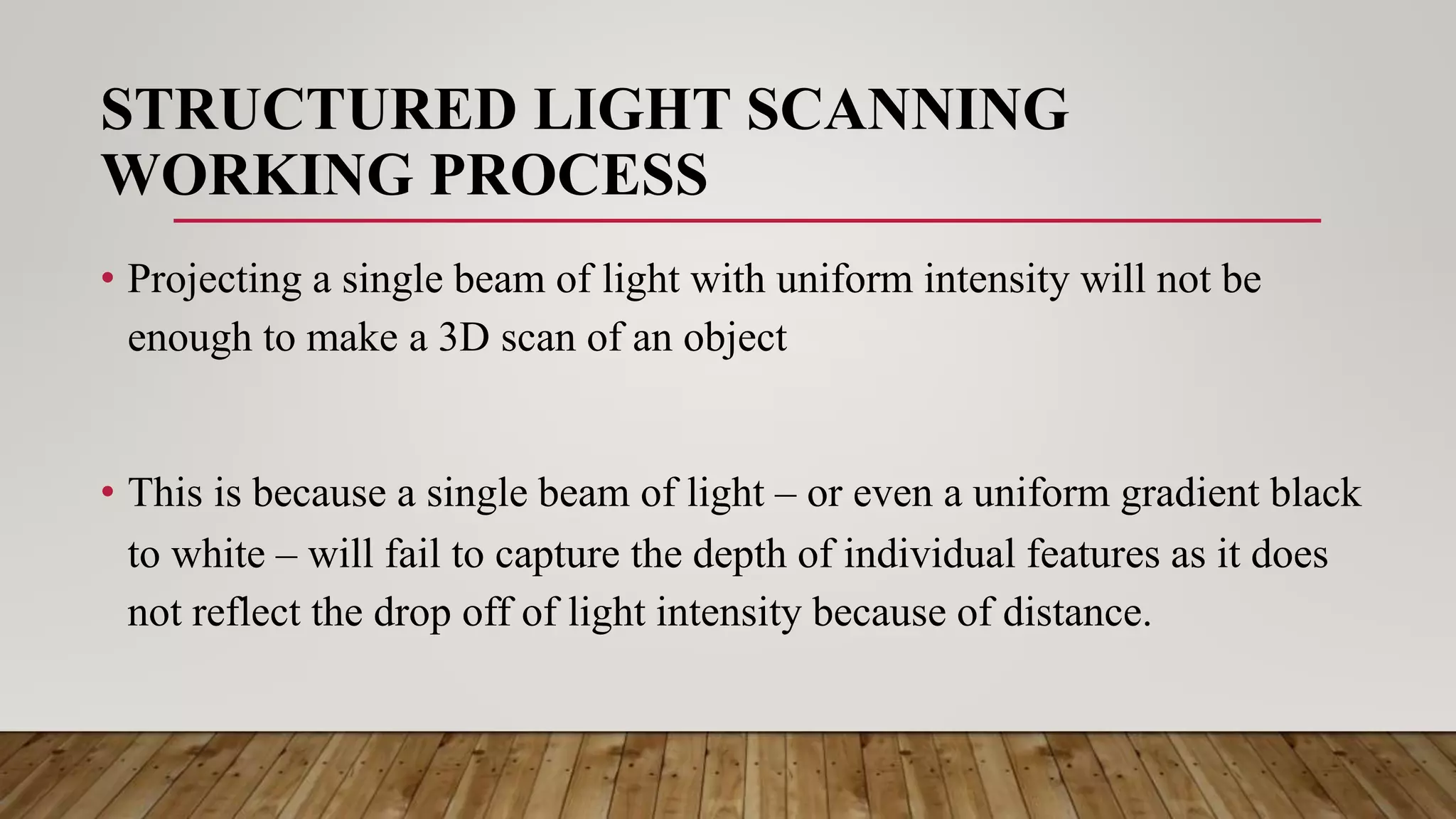 Basics of 3D scanning and how structured light scanning works | PPTX