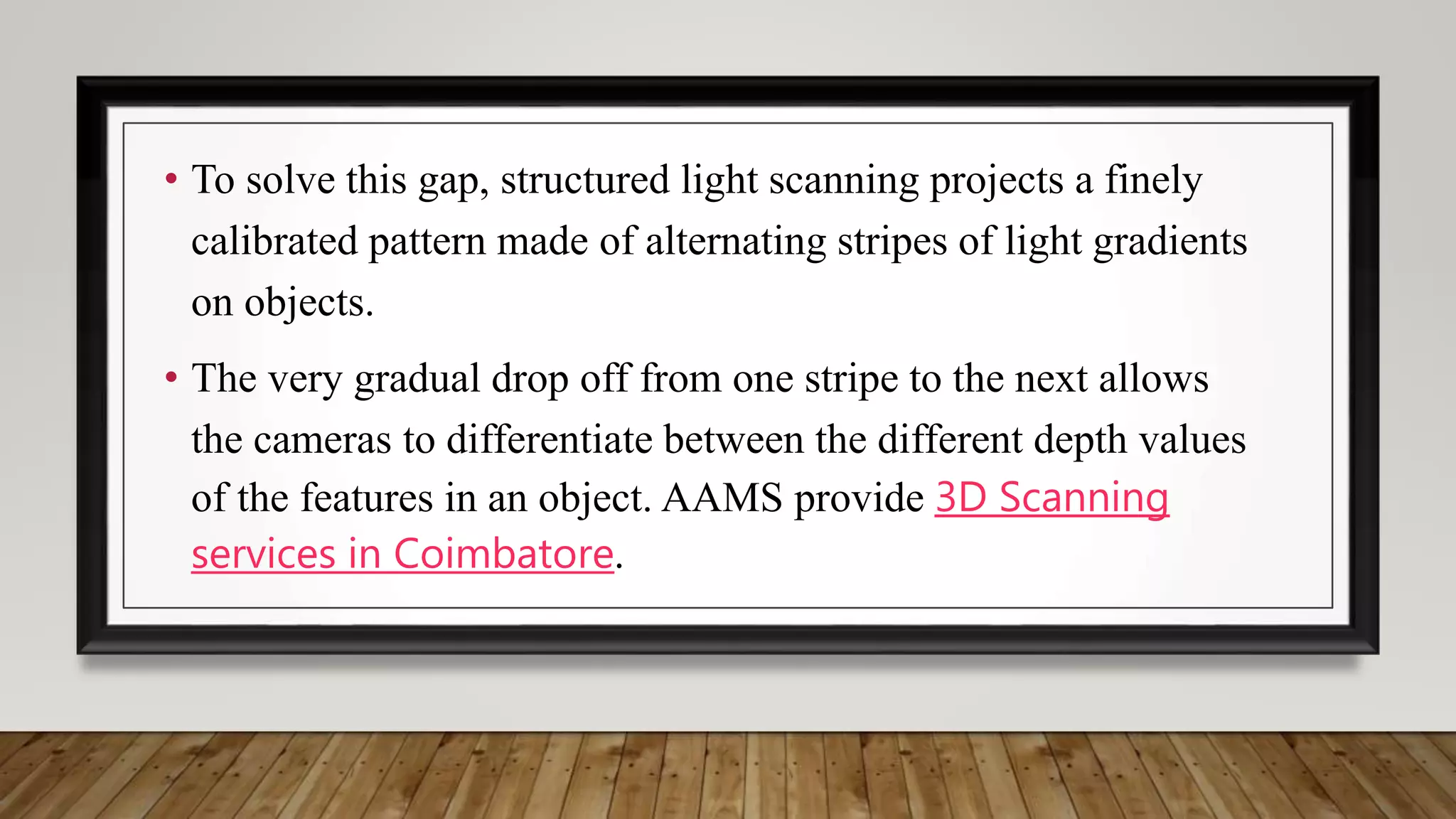 Basics of 3D scanning and how structured light scanning works | PPTX | 3-D Graphics | Computer ...
