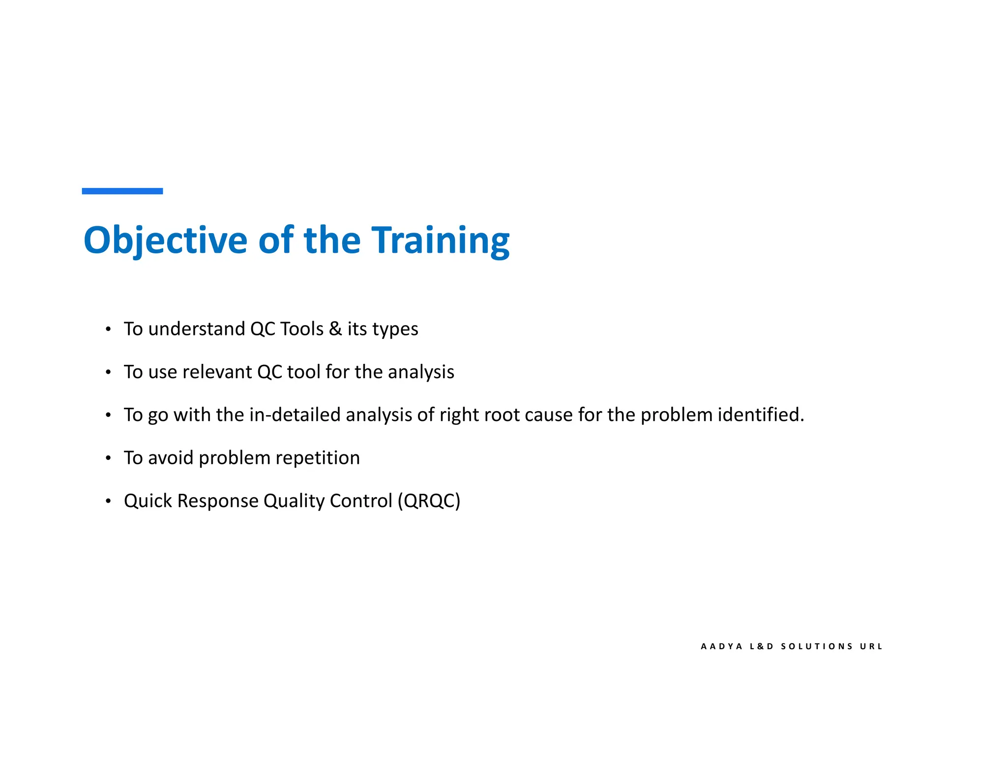 Training module on Basics of 7QC Tools . | PDF