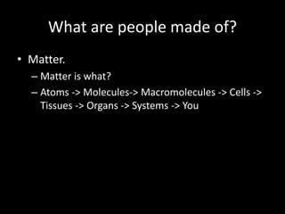 Anatomy and Physiology Basics IHS | PPTX