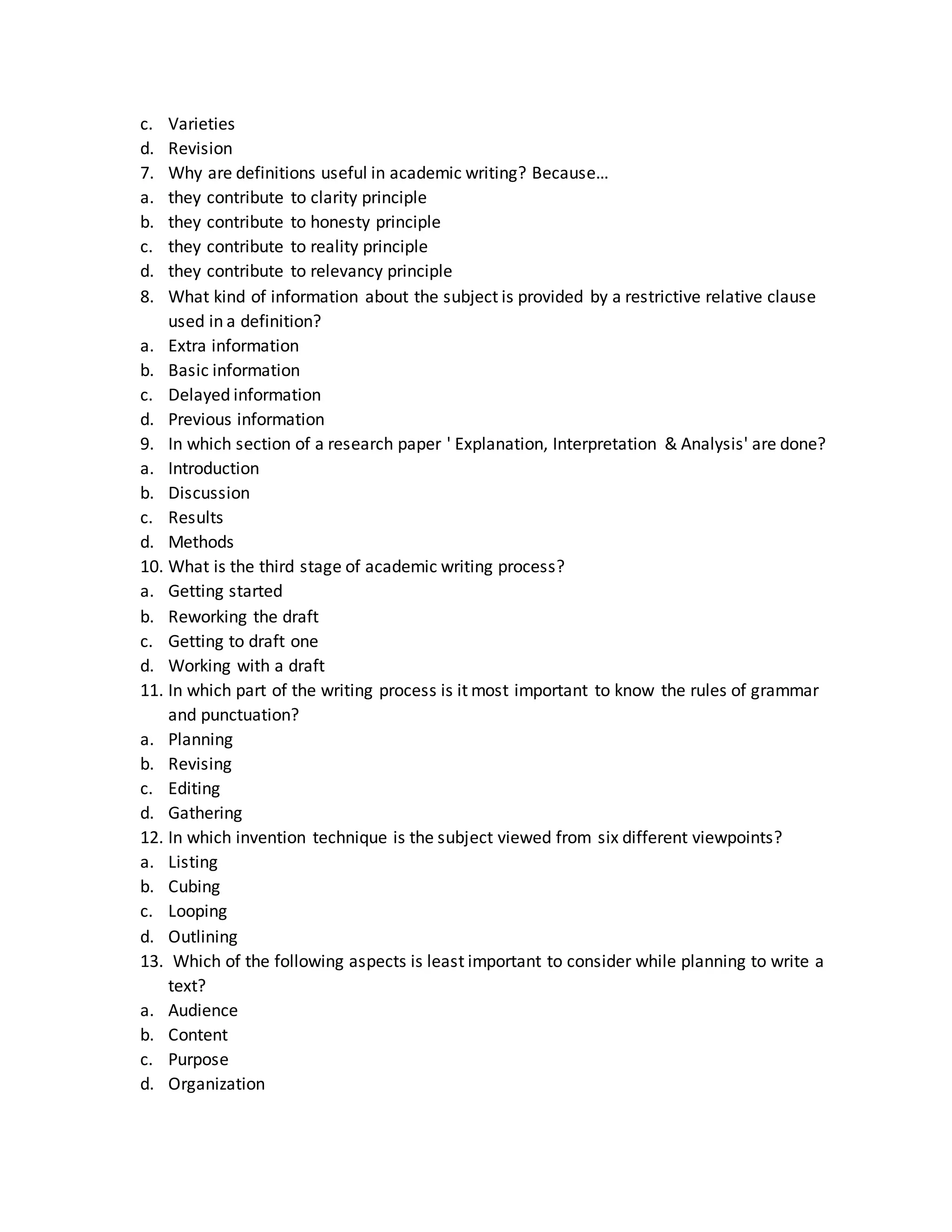 Basics of Academic Writing 424 | DOCX