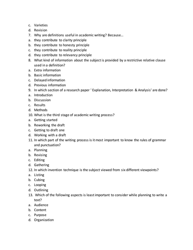 Basics of Academic Writing 424 | DOCX