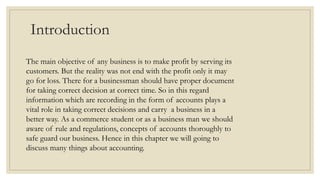Basics of accounting | PPT