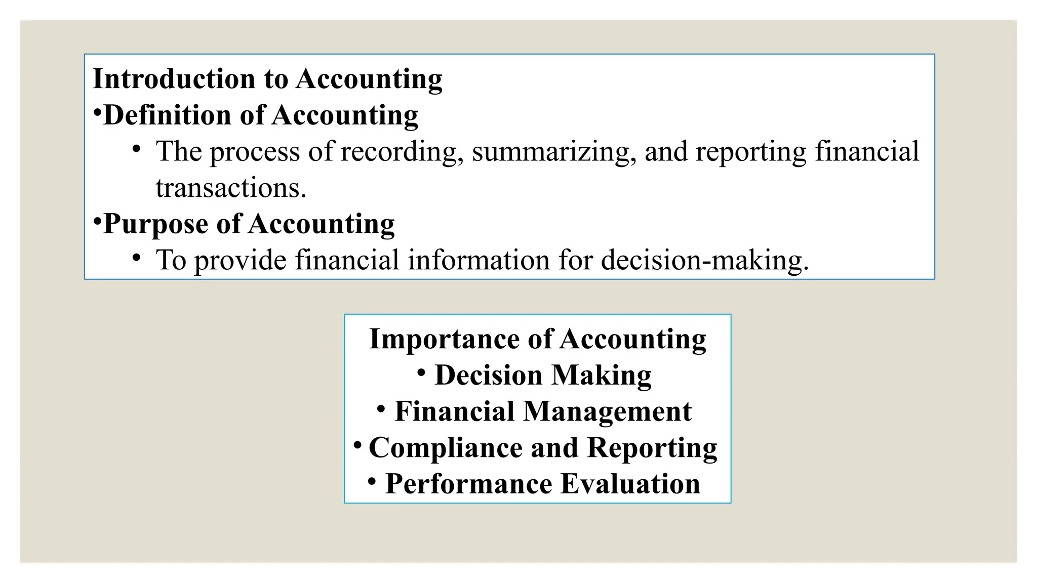 basics of accounting and concepts of acc | PPT