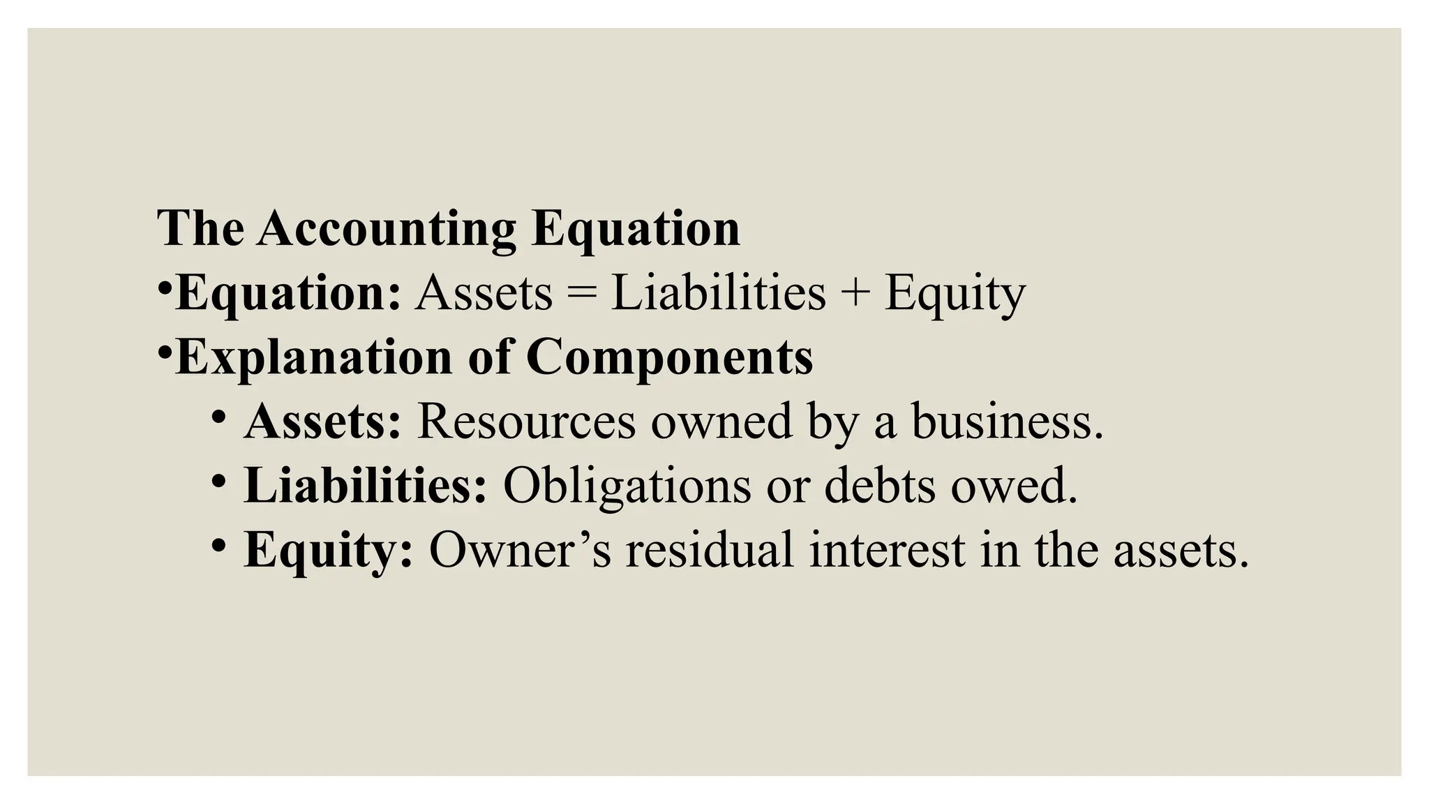 basics of accounting and concepts of acc | PPT