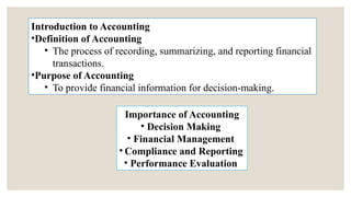 basics of accounting and concepts of acc | PPT