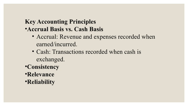 basics of accounting and concepts of acc | PPT