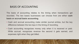 Basics of accounting in financial accounting | PPT