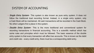 Basics of accounting in financial accounting | PPTX