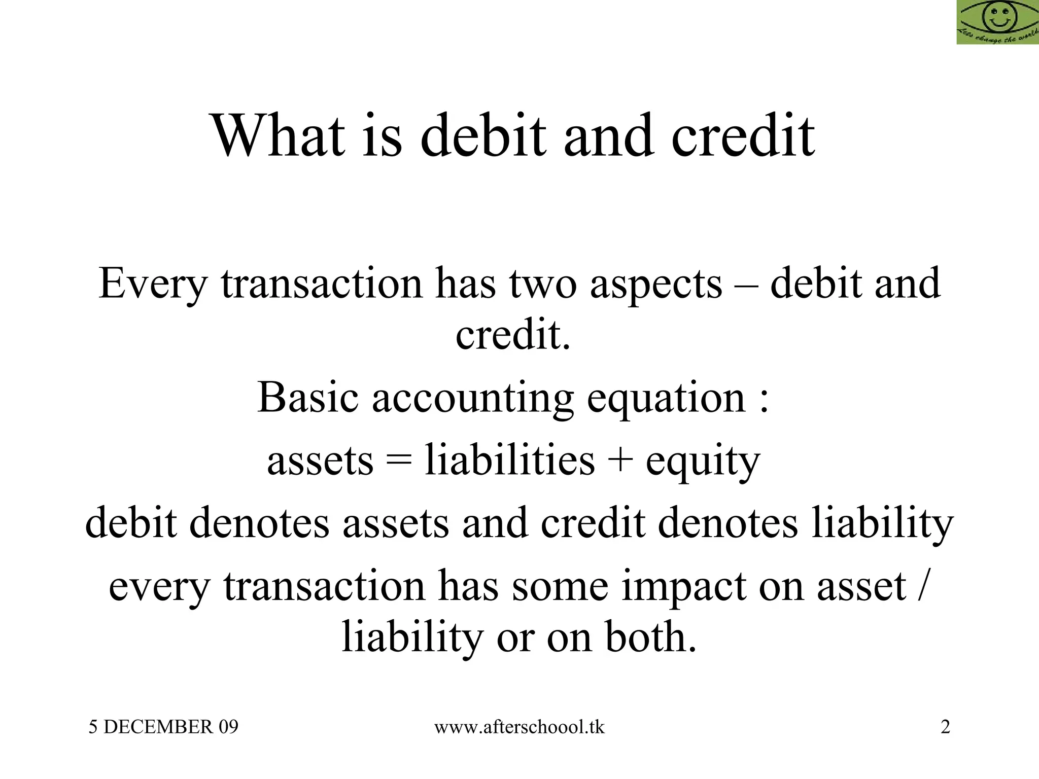 Basics Of Accounting & Book Keeping | ODP