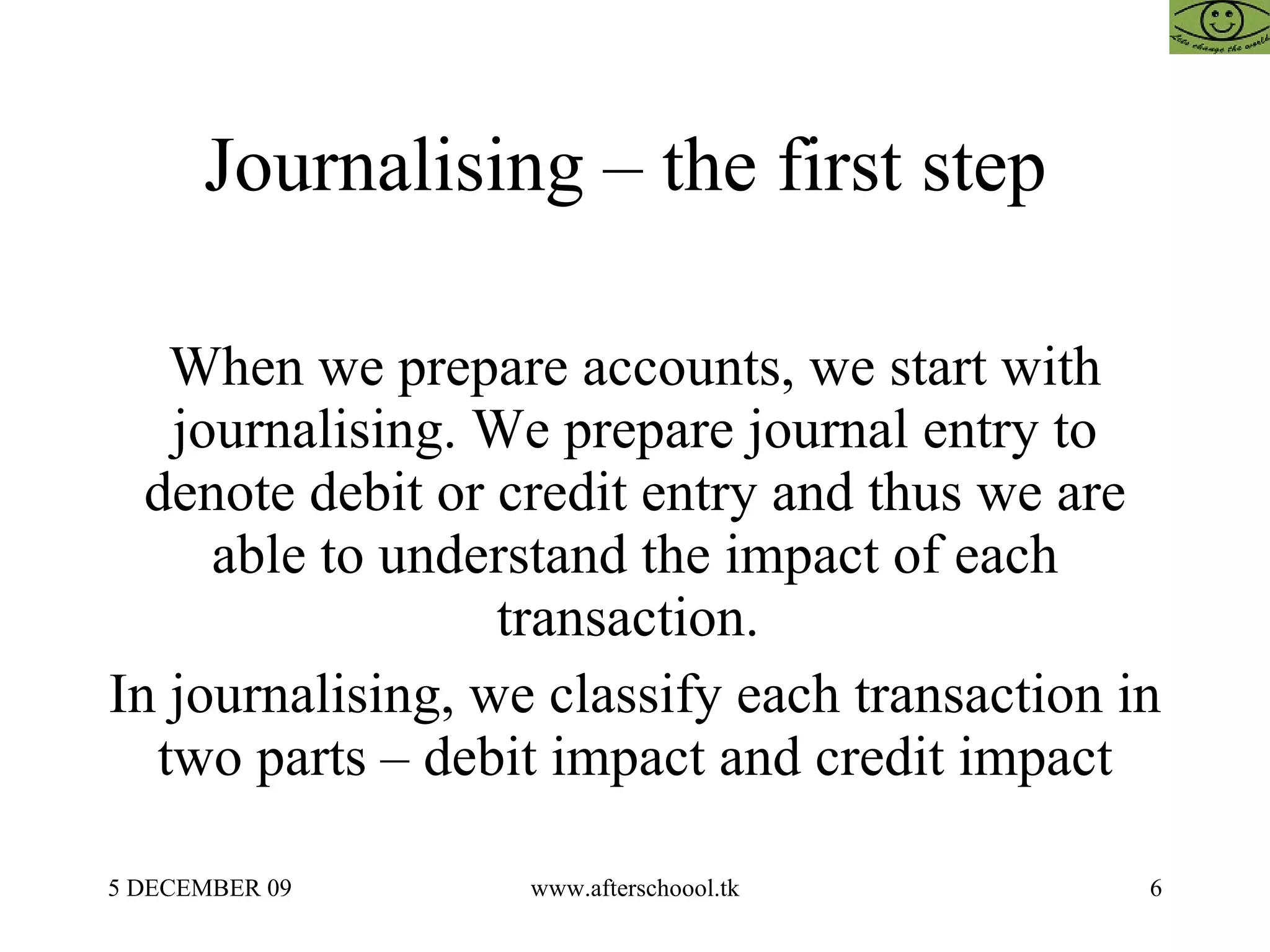 Basics Of Accounting & Book Keeping | ODP