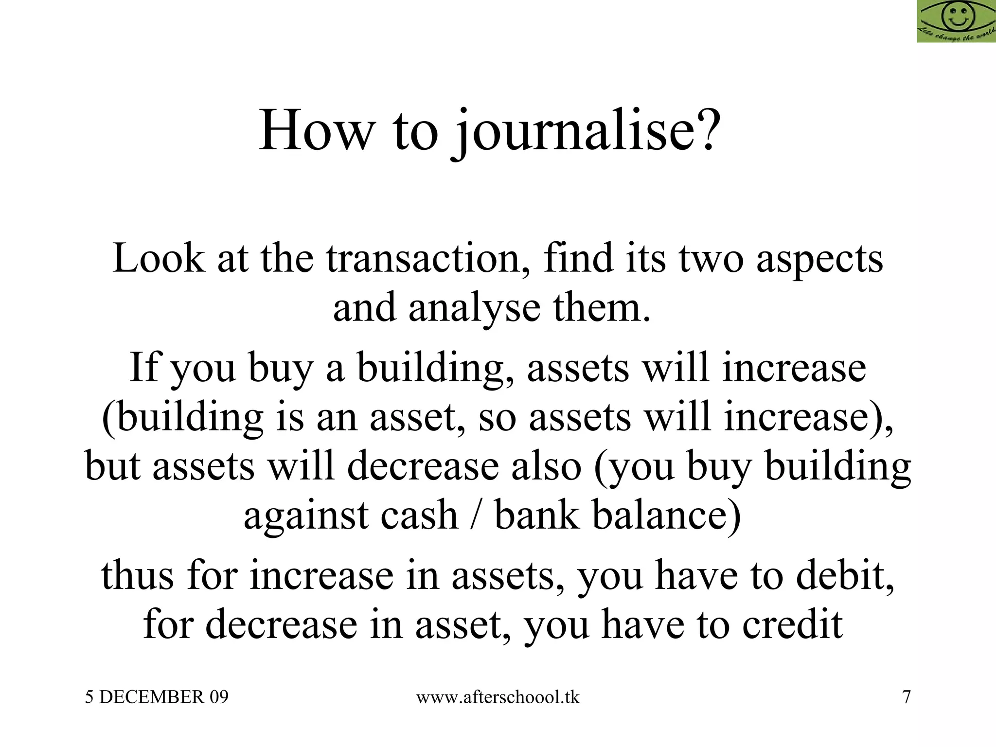 Basics Of Accounting & Book Keeping | ODP