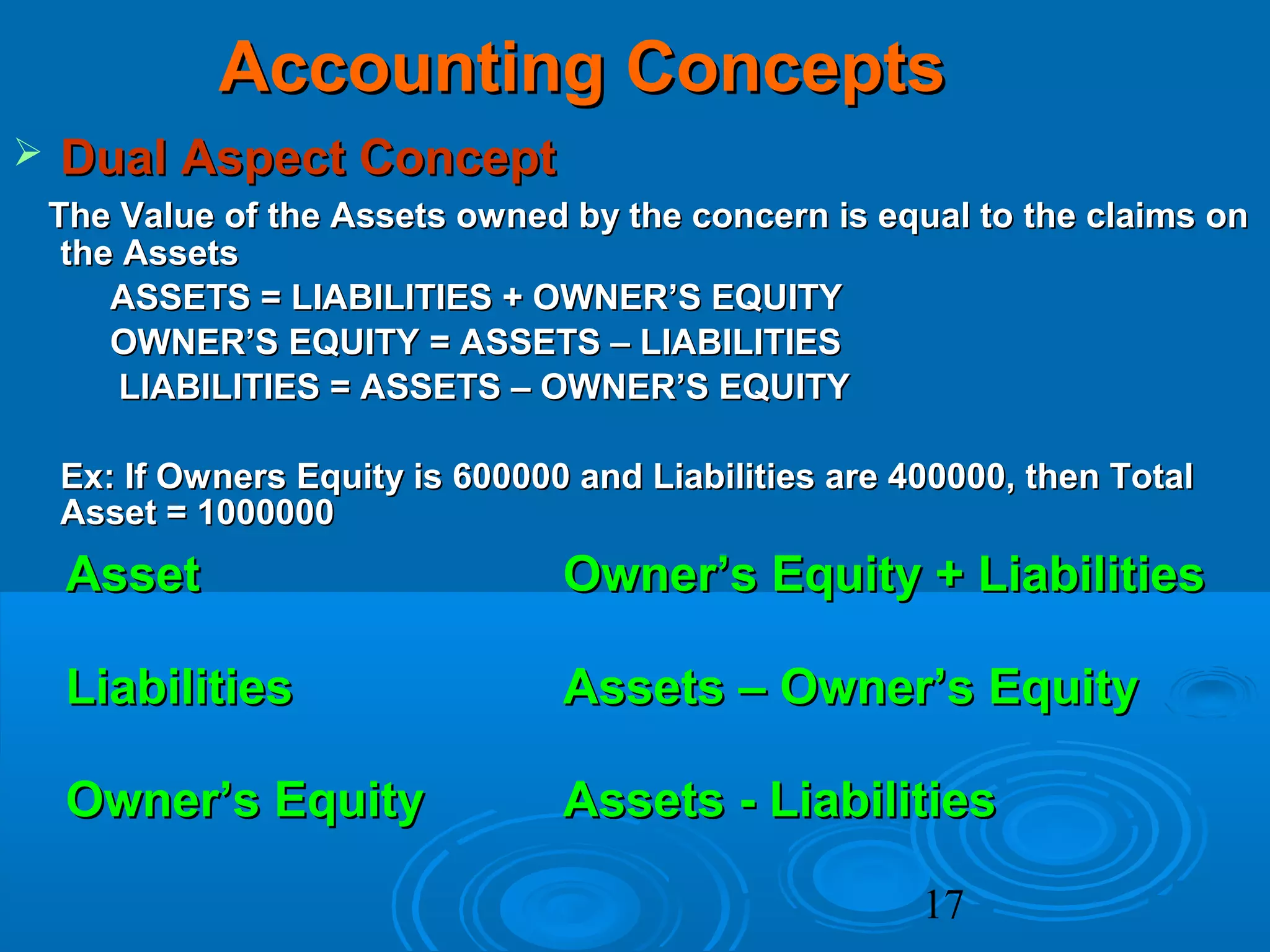 Basicsofaccountingl.bose
