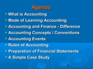 Basicsofaccountingl.bose