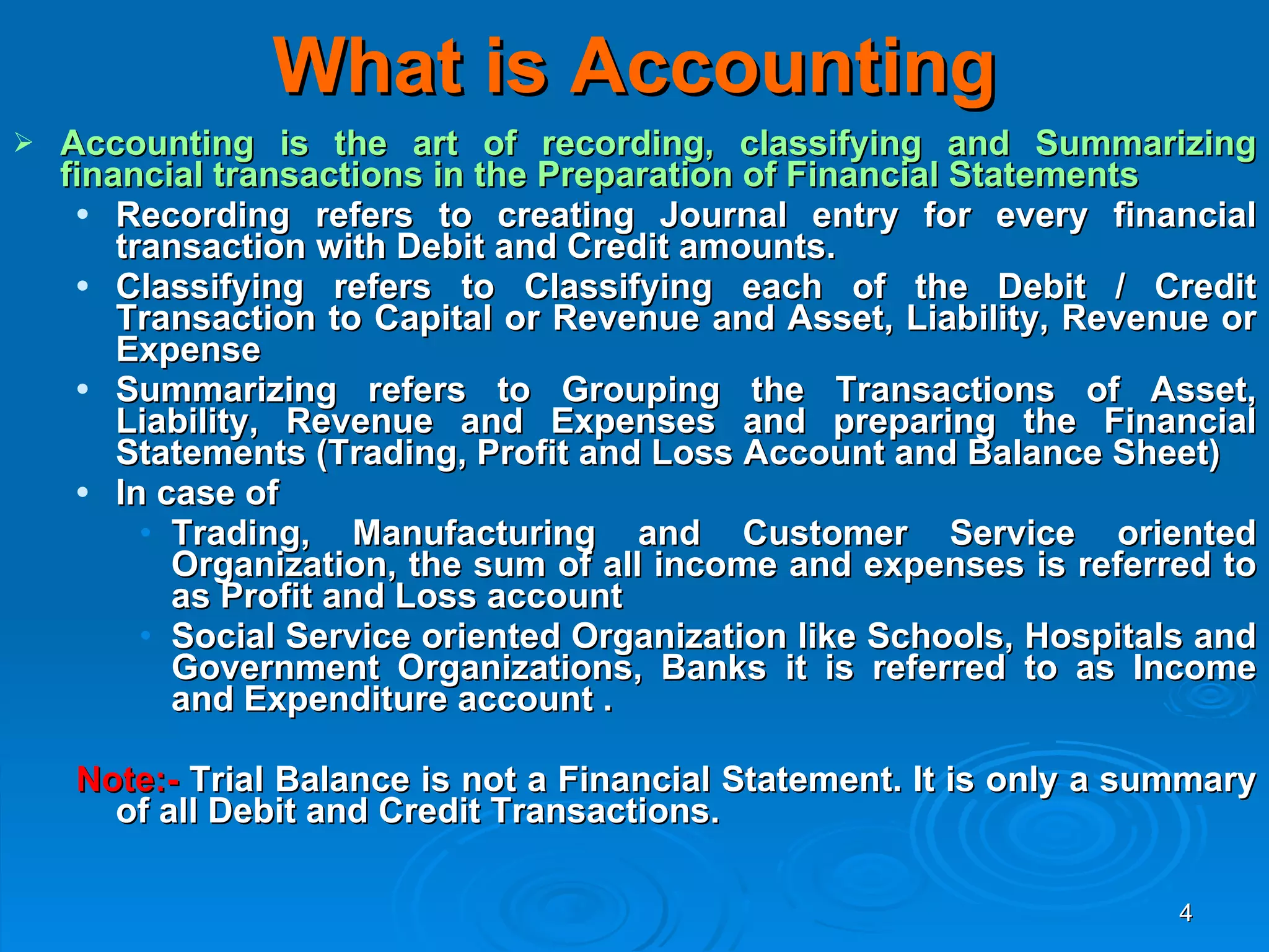 Basics of accounting | PPS