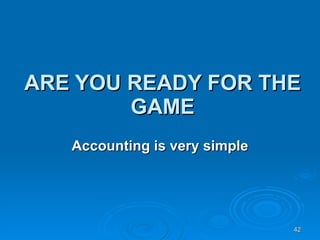 Basics of accounting | PPS