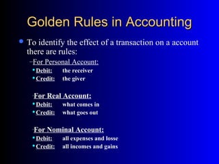 Basics of accounts | PPT
