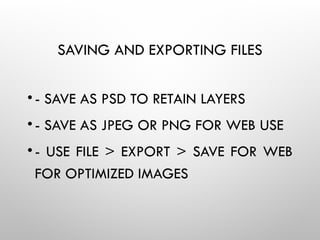 Basics_of_Adobe_Photoshop_CS6 - An Image Editing Software | PPT