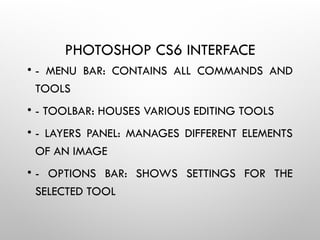 Basics_of_Adobe_Photoshop_CS6 - An Image Editing Software | PPT