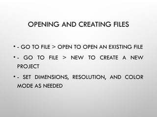 Basics_of_Adobe_Photoshop_CS6 - An Image Editing Software | PPTX