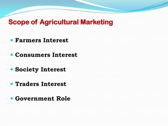 Basics of Agril. Marketing | PPT