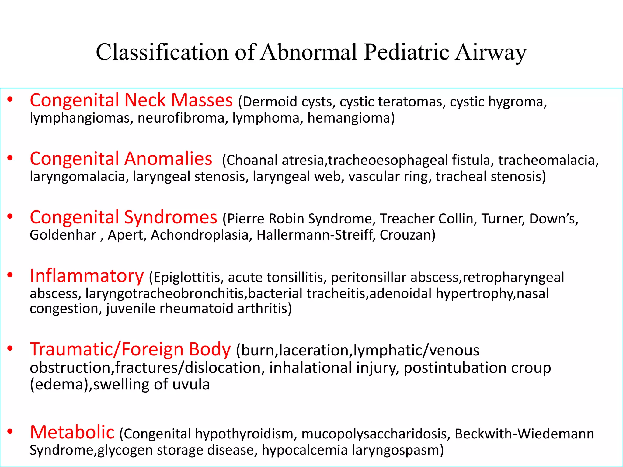 Basics of airway management april 2018 | PPTX