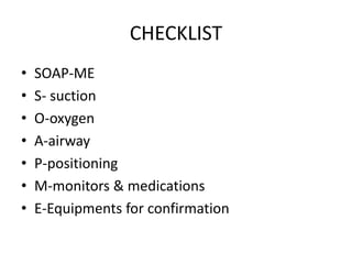 Basics of airway management april 2018 | PPT