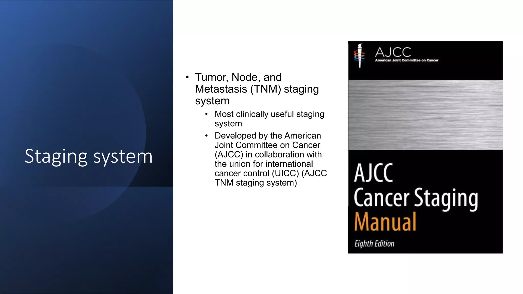 Basics of ajcc tnm staging of cancer 8th edition | PPTX