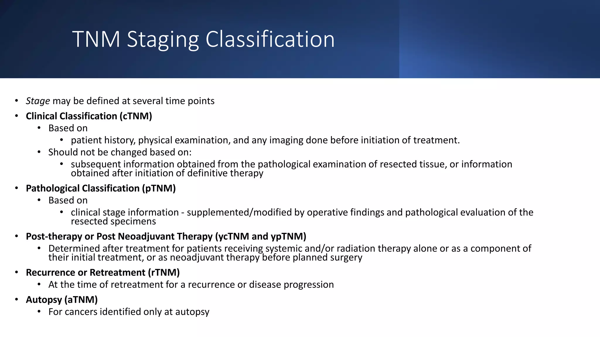 Basics of ajcc tnm staging of cancer 8th edition | PPTX