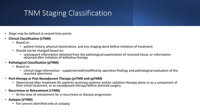 Basics of ajcc tnm staging of cancer 8th edition | PPT
