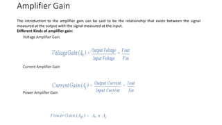 Basics of amplifier.ppt