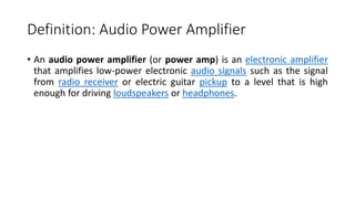 Basics of amplifier.ppt