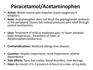 Basics of analgesic drugs | PPT