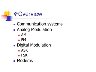 Basics of analog communication system | PPT
