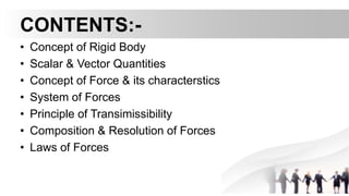 Basics of applied mechanics | PPTX