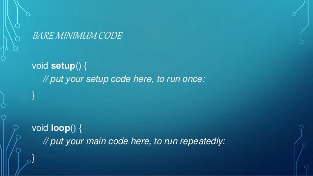 Basics of arduino uno